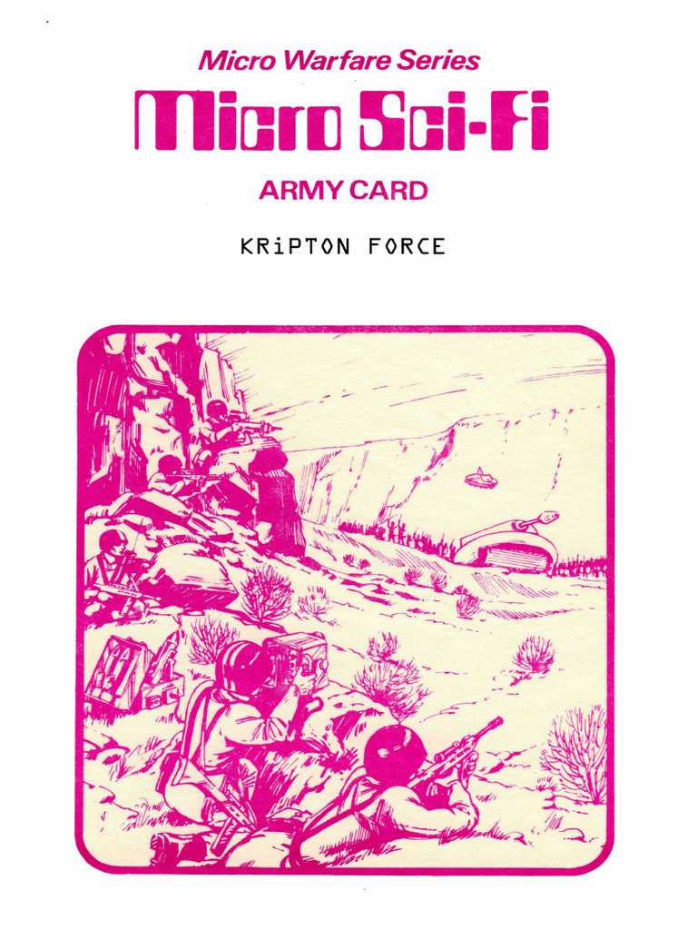 TTG Micro Sci Fi S3 Kripton Force | PDF