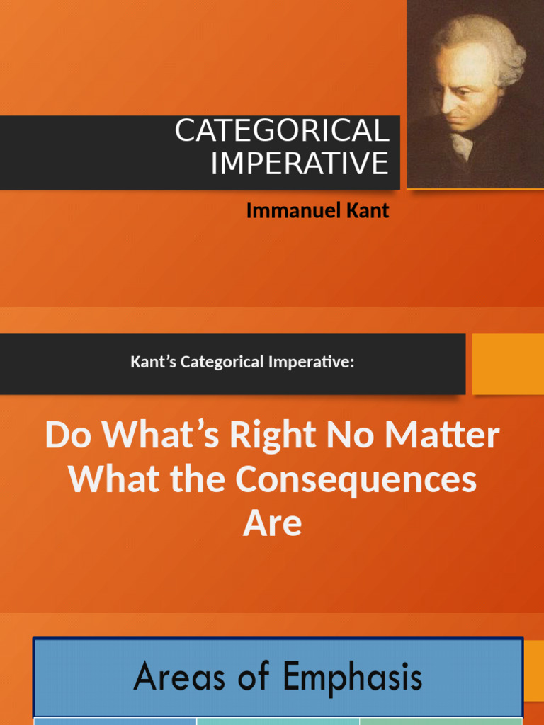 Kant's Categorical Imperative Explained | PDF