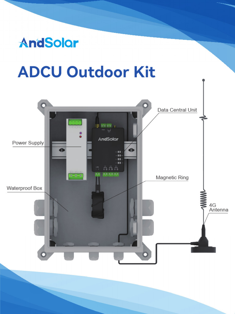 ADCU (4G) DataSheet V1 34G09 | PDF | Solar Panel | Power Supply