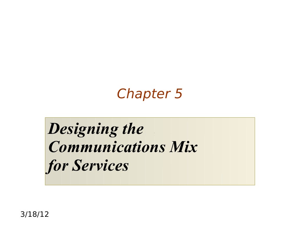 Designing Effective Service Marketing Mix | PDF | Marketing ...