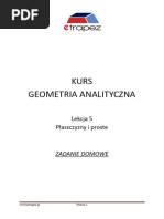 Proste Prostopadle W Przestrzeni | PDF