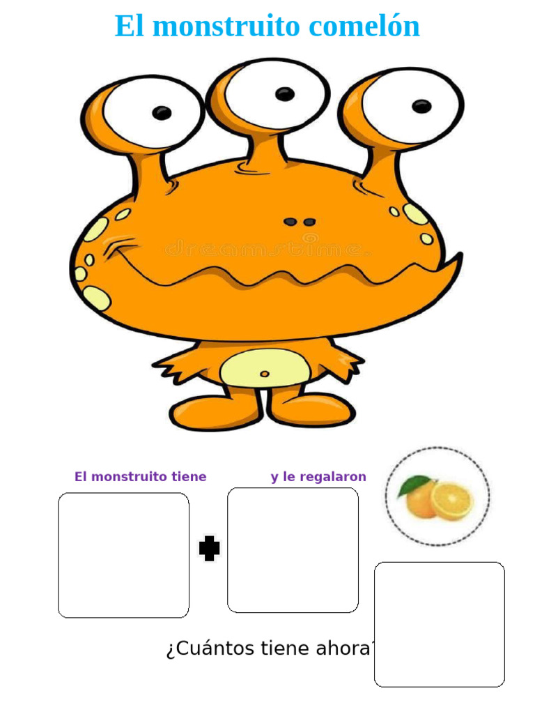 El Monstruito Comelón: ¿Cuántos Tiene? | PDF