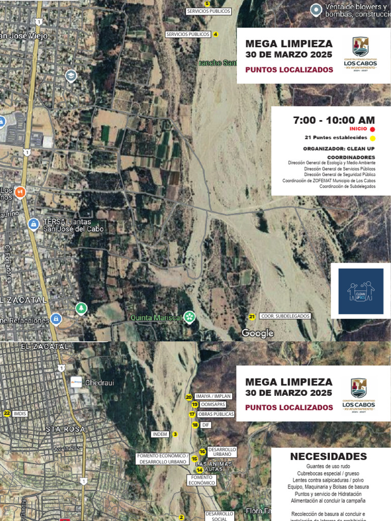 Mega Limpieza en Los Cabos 2025 | PDF