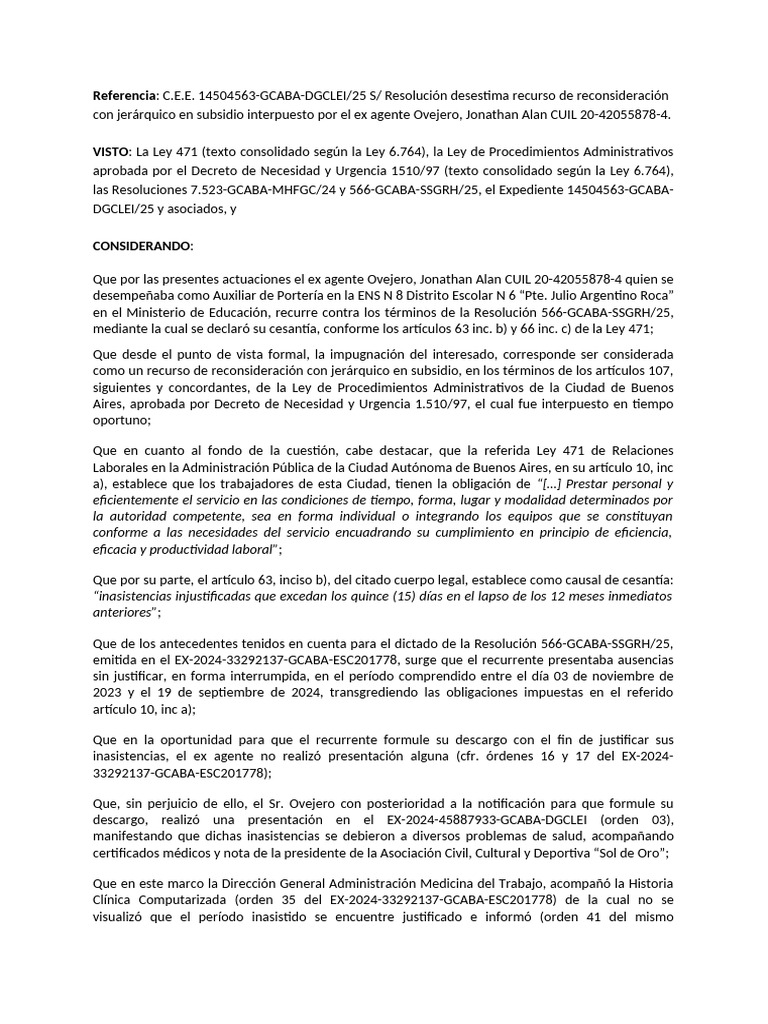 Recurso Ovejero, Jonathan | PDF | Justicia | Crimen y violencia