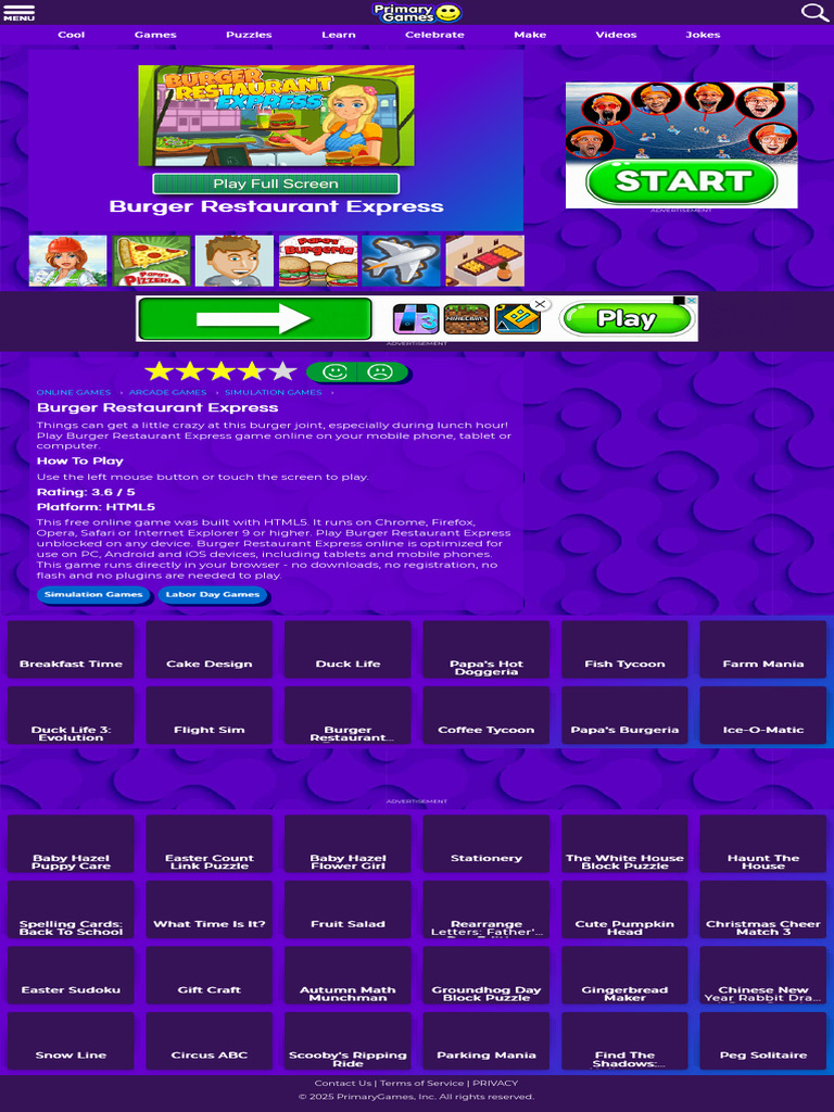 Burger Restaurant Express Play Burger Restaurant Express On ...