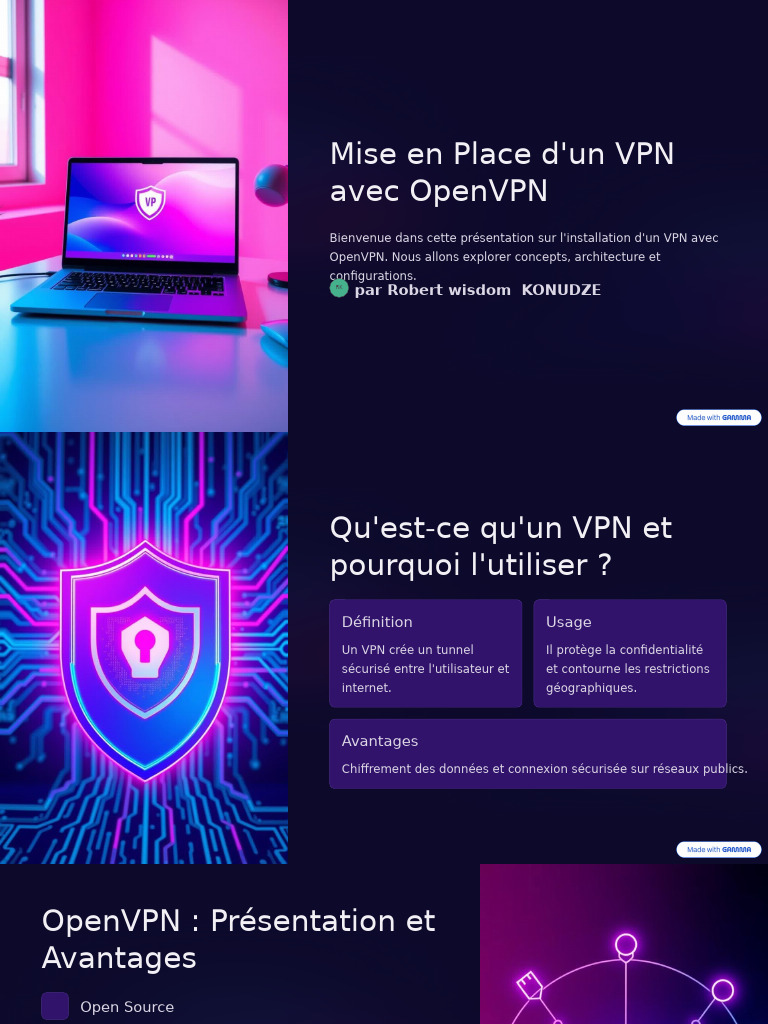 Mise en Place Dun VPN Avec OpenVPN | PDF | Réseau privé virtuel | Certificat électronique