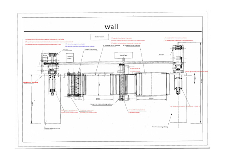 Slitting Machine GA Drawing | PDF