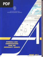 NP 5011 Symbols and Abbreviations Used On ADMIRALTY Paper Charts | PDF