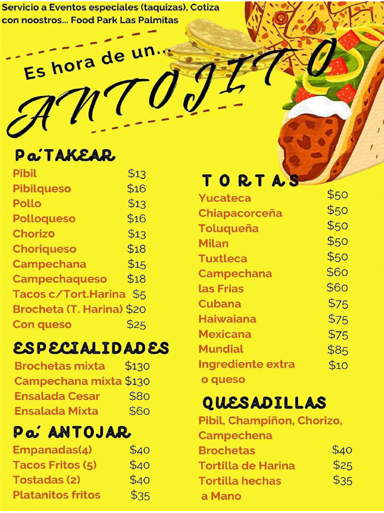 Antojitos | PDF