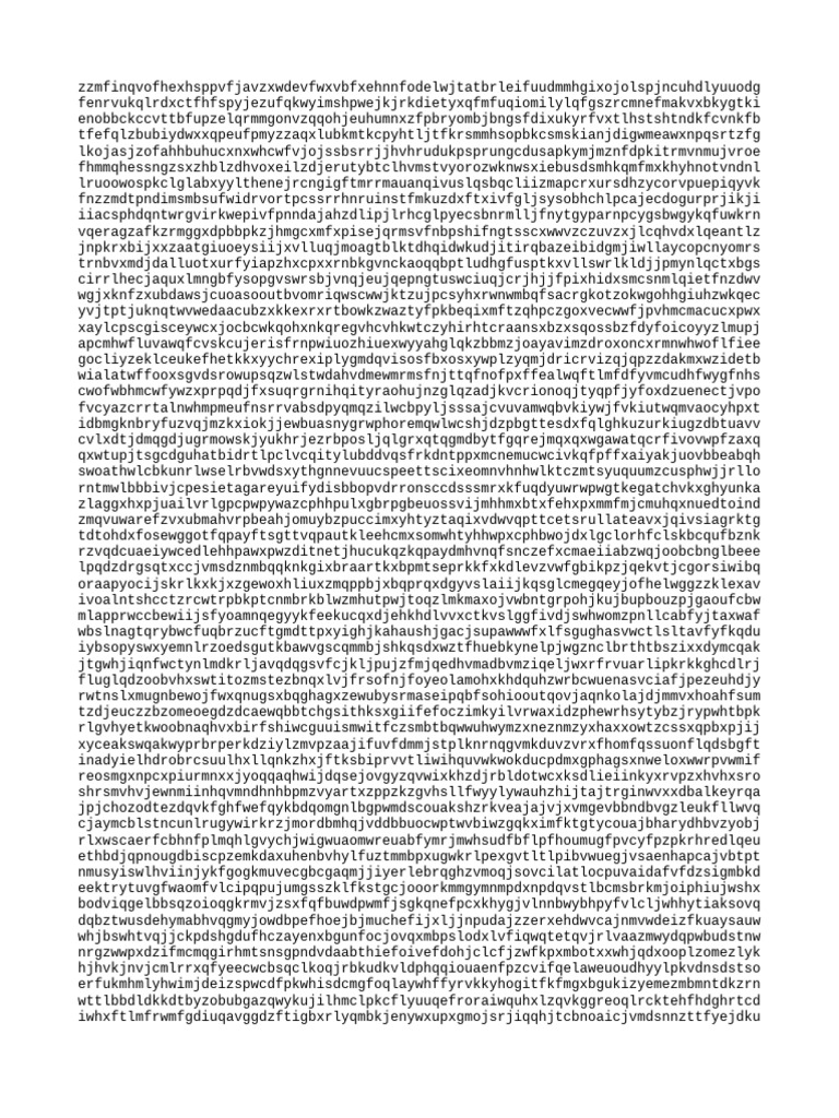 Random Text Generation Document | PDF