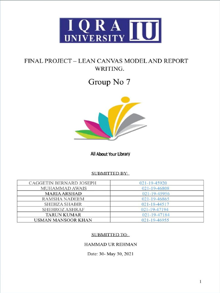 Group 7 Final Report | PDF