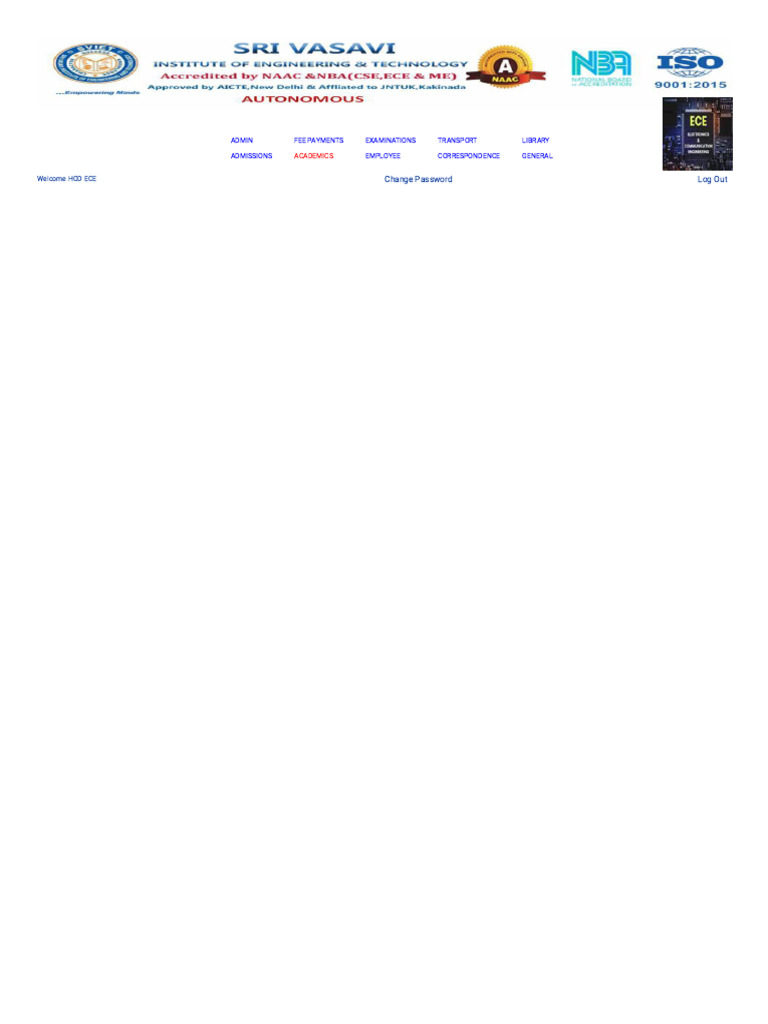 Sri Vasavi Institute of Engineering & Technology | PDF | Engineering