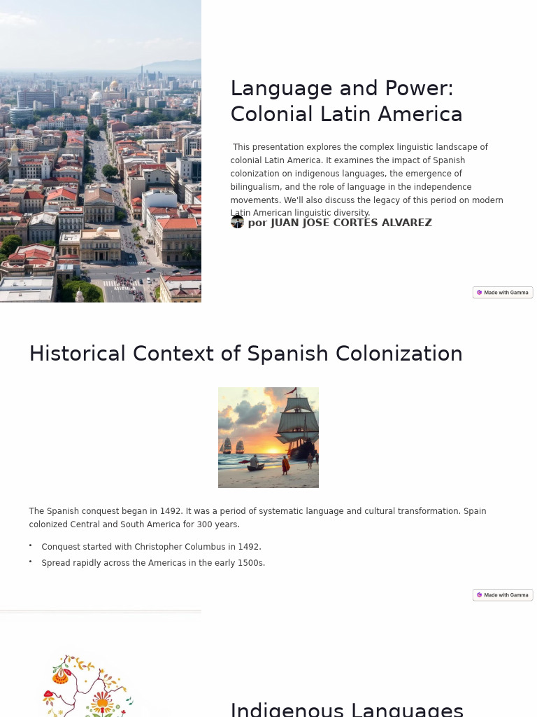 Language and Power Colonial Latin America | PDF | Spanish Empire ...