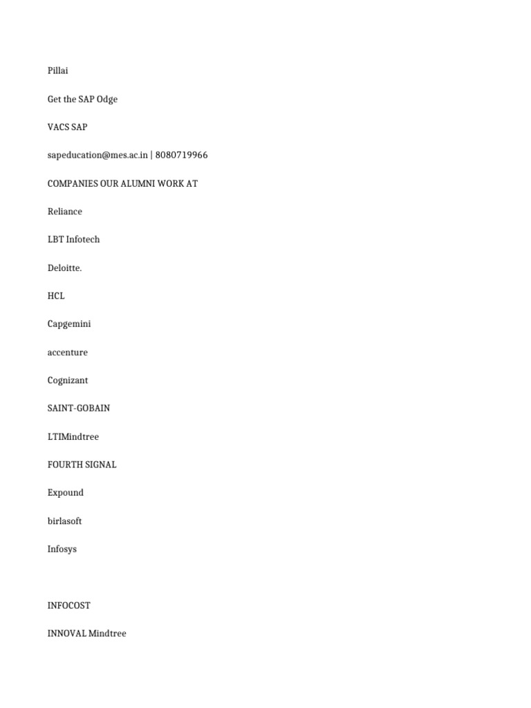 Companies List | PDF