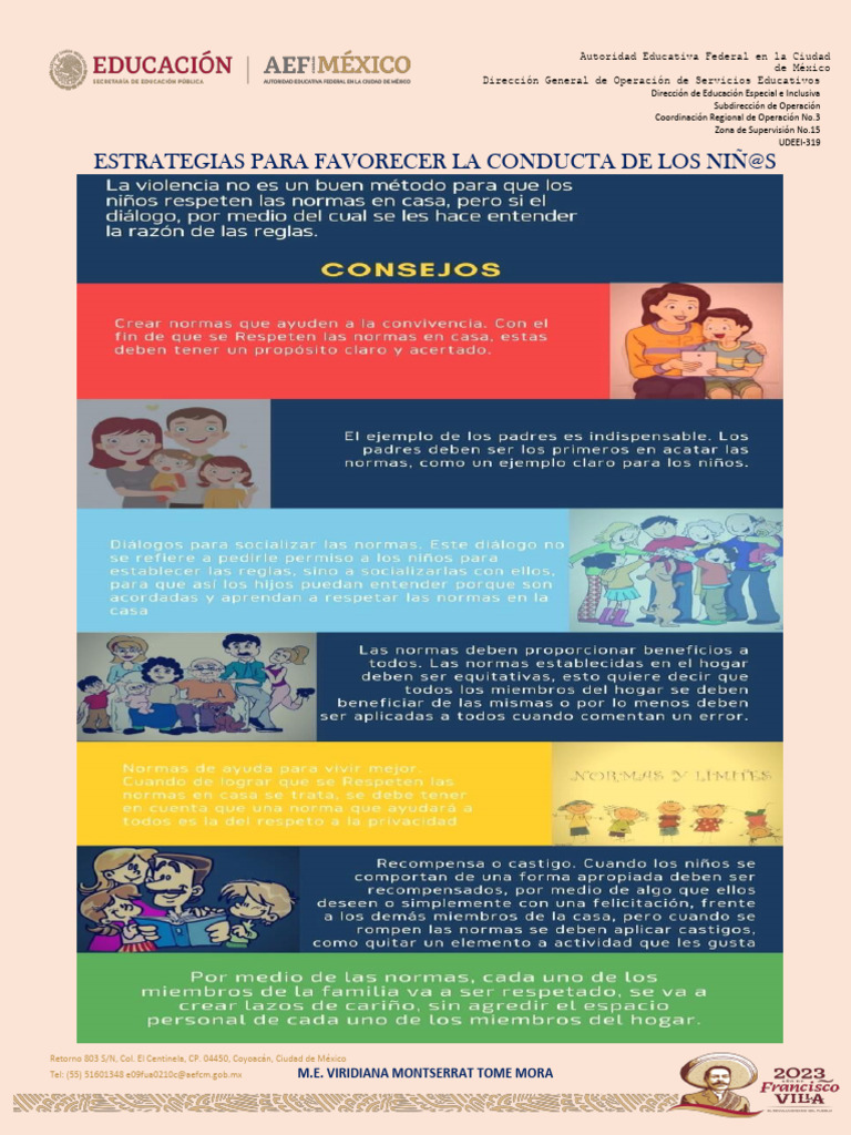 Estrategias para Mejorar Conducta Infantil | PDF