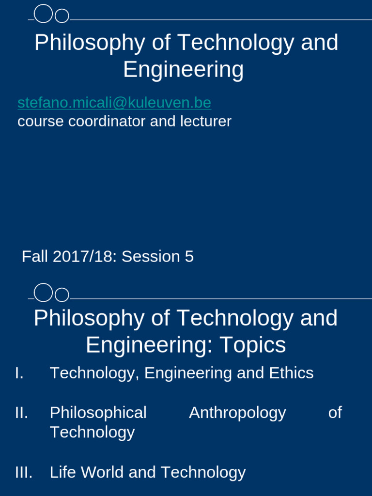 Philosophy of Technology 5 | PDF | Philosophical Anthropology | Liberal ...