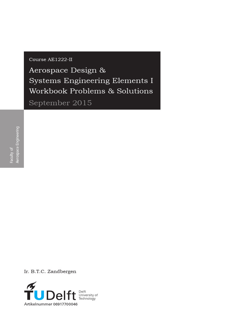 AE1222-II - Workbook Problems & Solutions (1) | PDF | Spacecraft ...