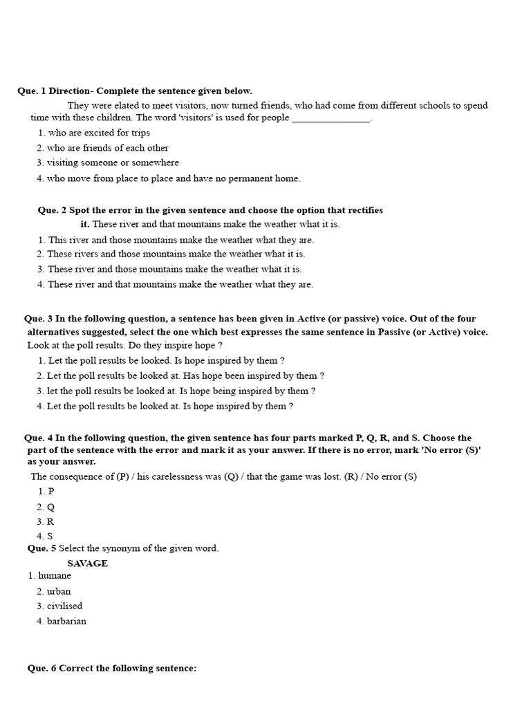 Verbal-Ability-Practice-Set-1-Efd822fc | PDF | Dentistry | Medical ...
