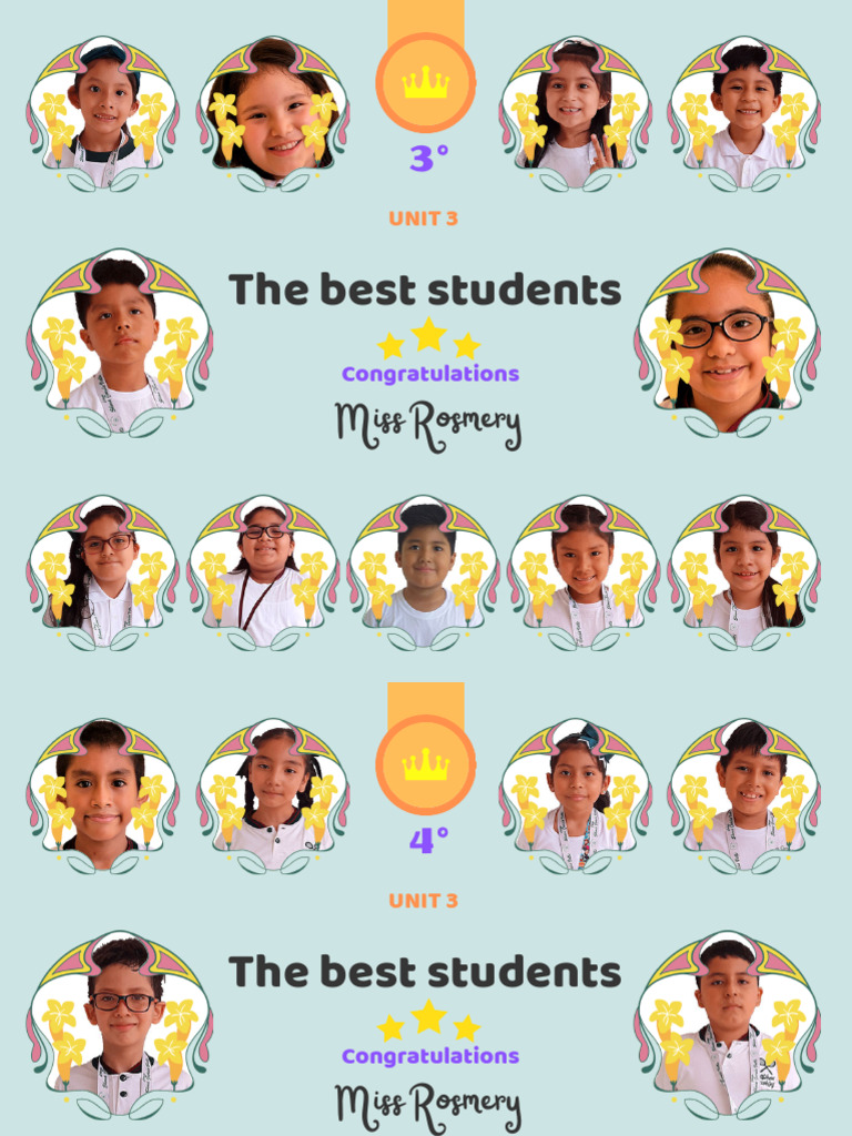 The Best Students 3° 4° 5° 6° | PDF