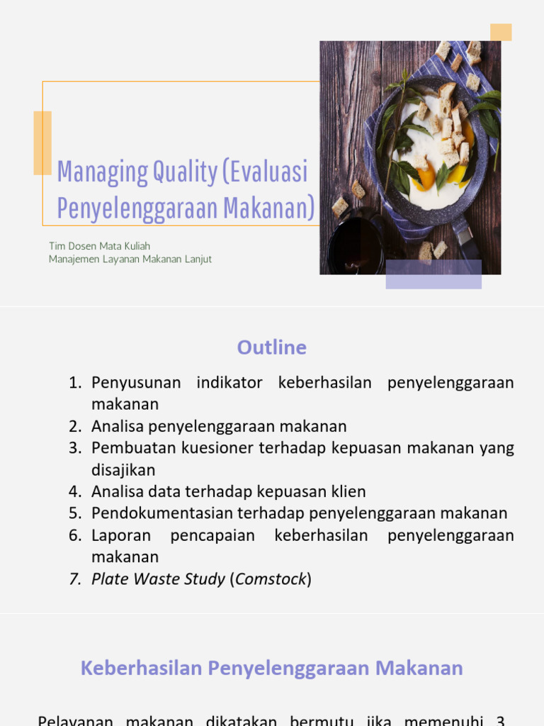 Managing Quality | PDF