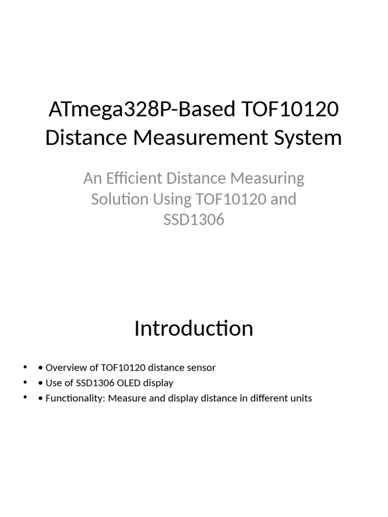 TOF10120_Distance_Measurement_ATmega328P | PDF