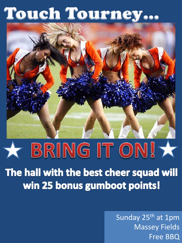 Touch Tourney Cheer Squad Contest | PDF