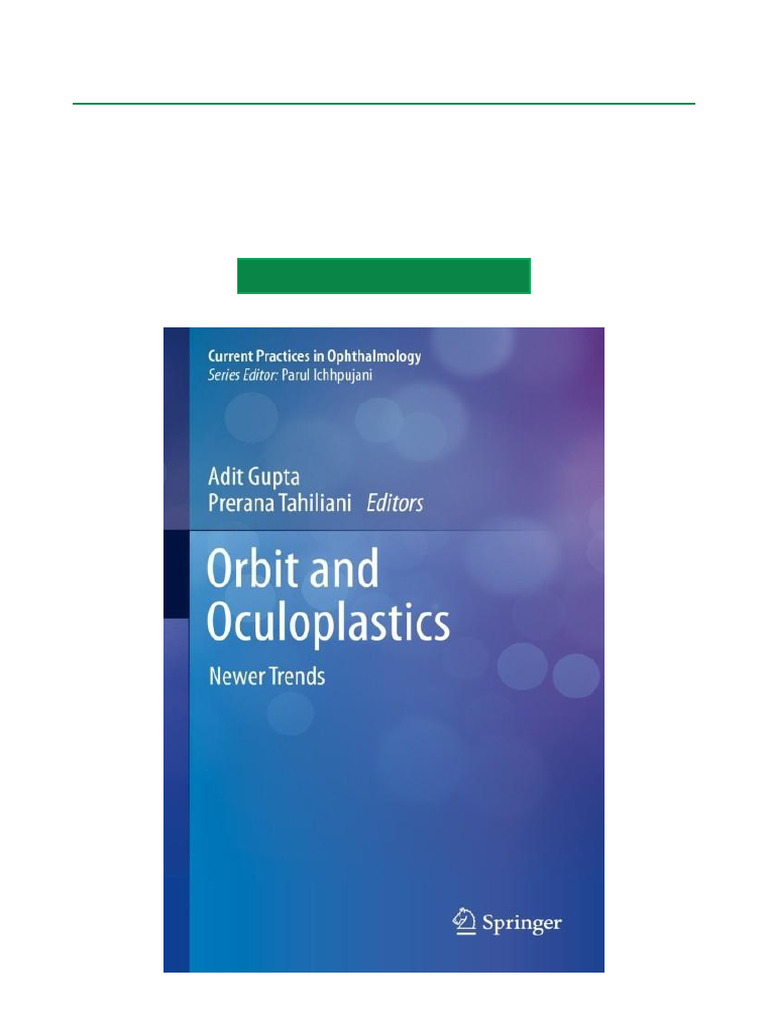 Orbit and Oculoplastics Newer Trends Total Access Ebook | PDF | Aperture | Camera