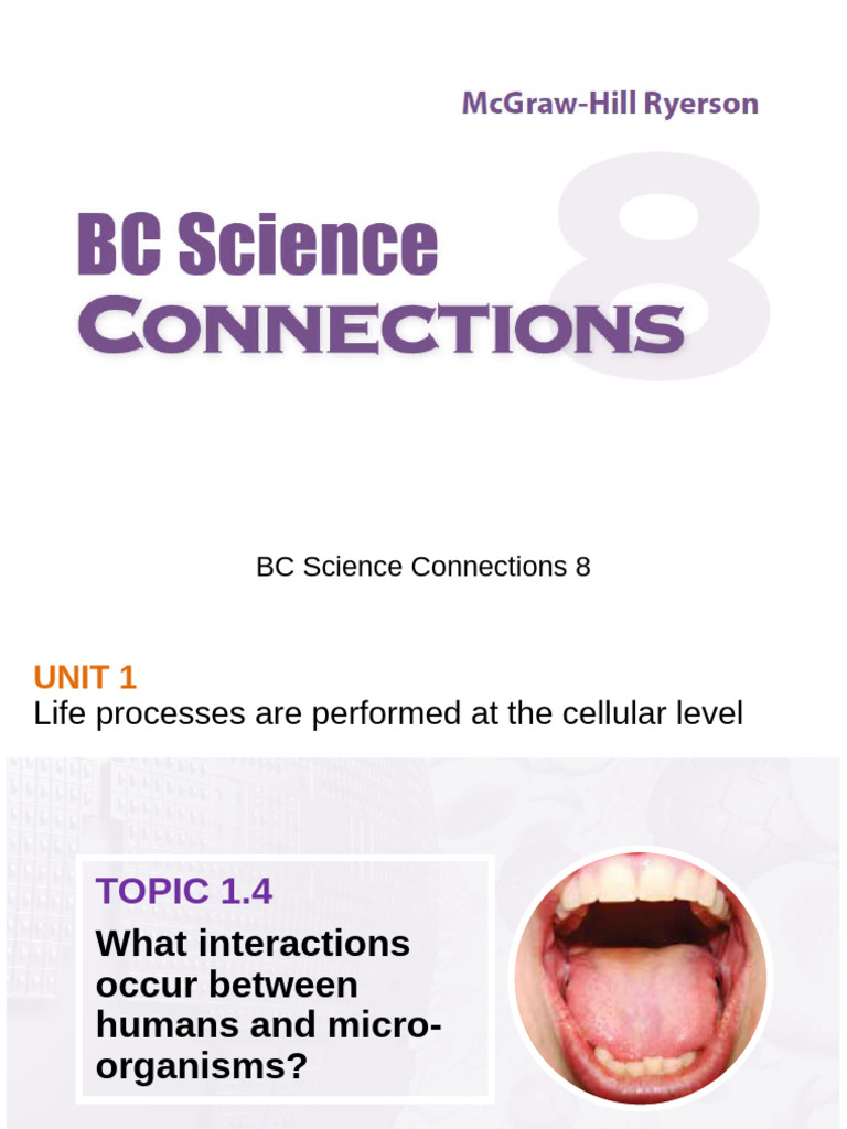 BCSci8_Topic1.4.ppt | PDF | Microorganism | Bacteria