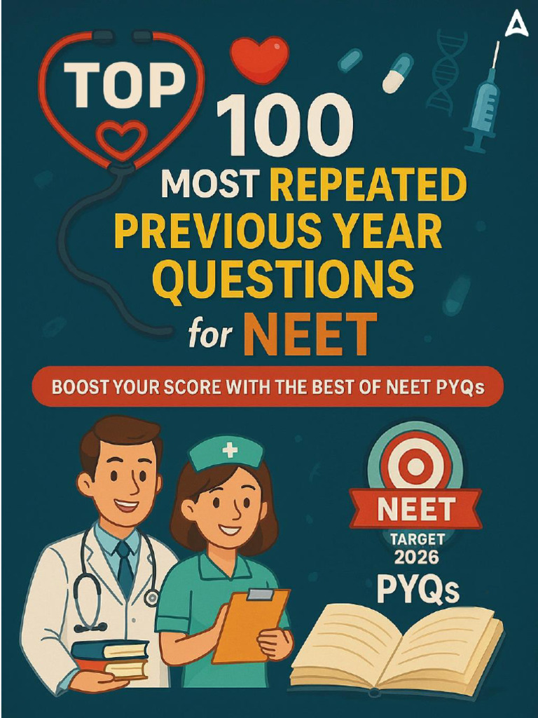 NEET 2026 - TOP 100 Most Repeated Questions | PDF | Acceleration ...