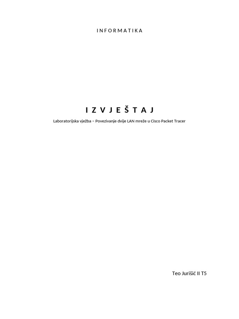 Labaratoriska Vjezba 4 | PDF