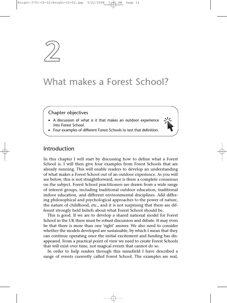Forest Schools and Outdoor Learning | PDF | Learning