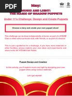 Puppet Show Planning Workbook | PDF | Puppetry | Entertainment