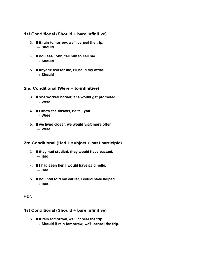 Conditional inversions | PDF