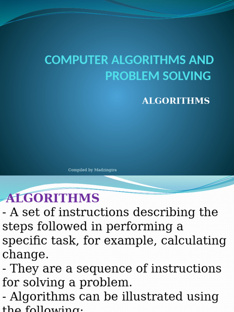 Chapter 7 - Algotithms | PDF | Control Flow | Algorithms