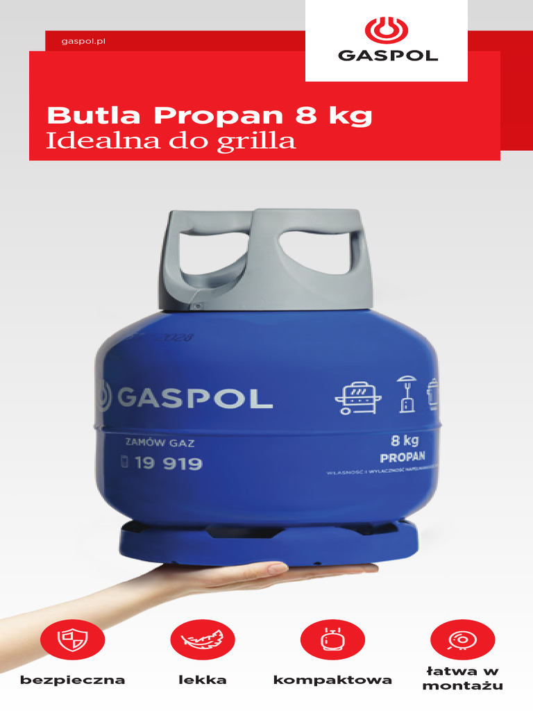 Butla Propan 8 KG Idealna Do Grilla | PDF
