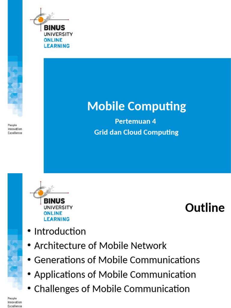 Pertemuan4 Mobile Computing | PDF | Wireless Ad Hoc Network | Cellular Network