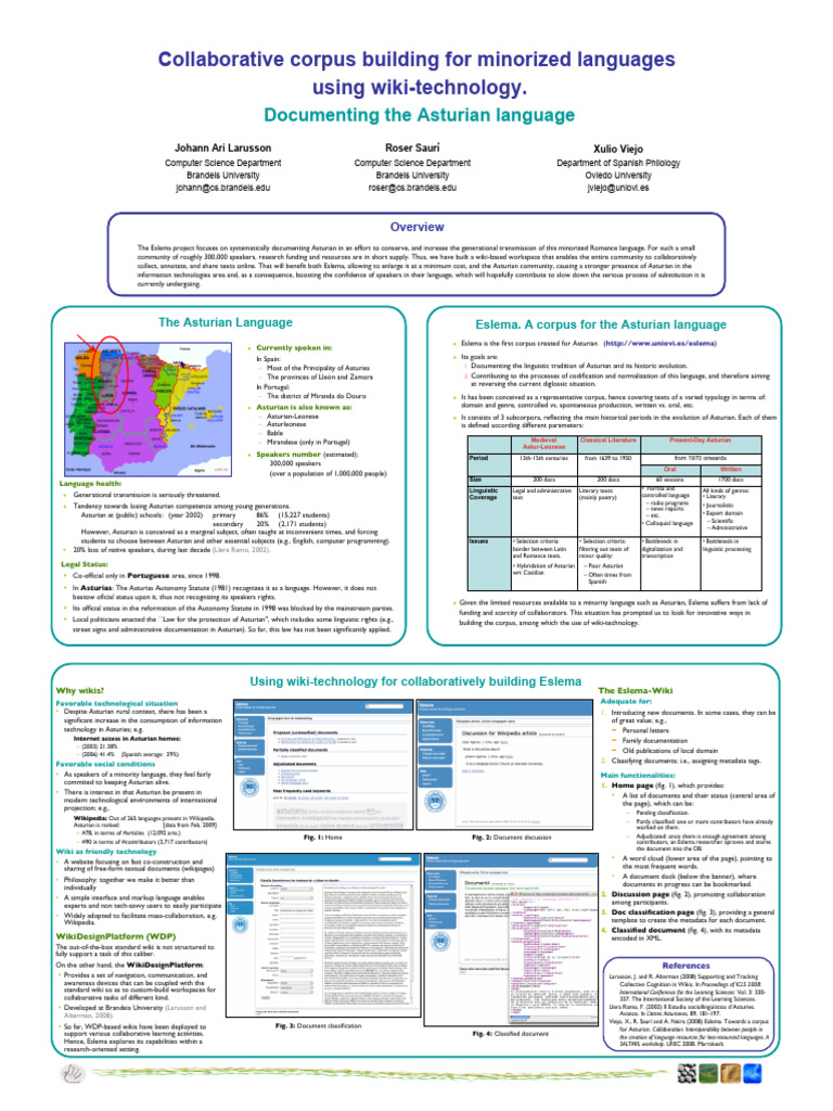Collaborative Corpus Building For Minorized Languages Using Wiki ...