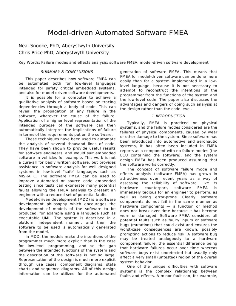 Model Driven Development Pdf System Software