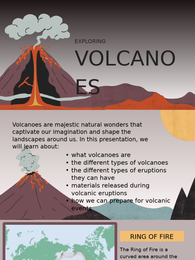 Exploring Volcanoes Earth Science Education Presentation Organic Semi ...