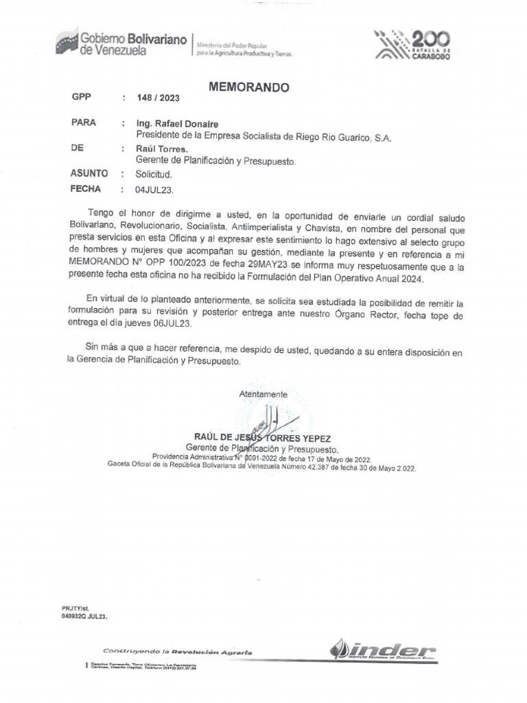 Poa 2024 Rio Guarico | PDF