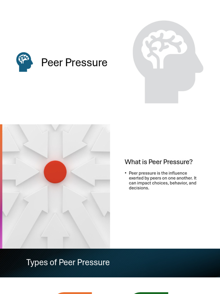 Understanding Peer Pressure: Types & Effects | PDF