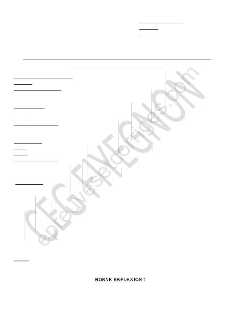 2ème Devoir Du 1er Semestre Philosophie Tle B 2020-2021 Ceg Fiyegnon | PDF