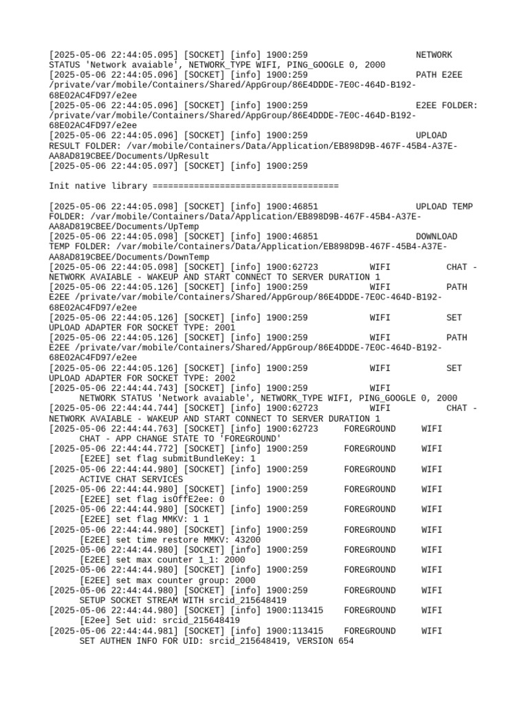 Log Socket | PDF | Network Socket | System Software