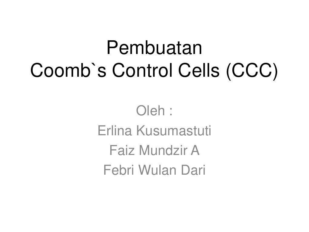 Pembuatan CCC | PDF
