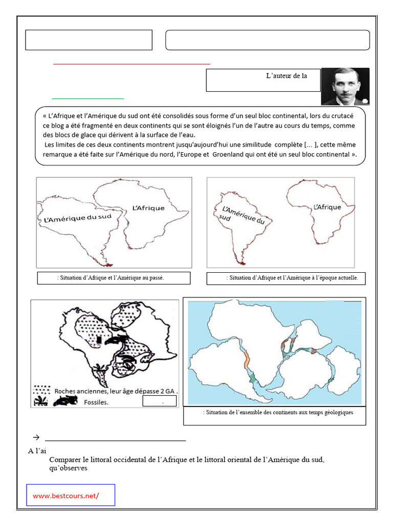 Cour-theorie-de-la-tectonique-des-plaques-fr-2ac-1 | PDF | Tectonique ...