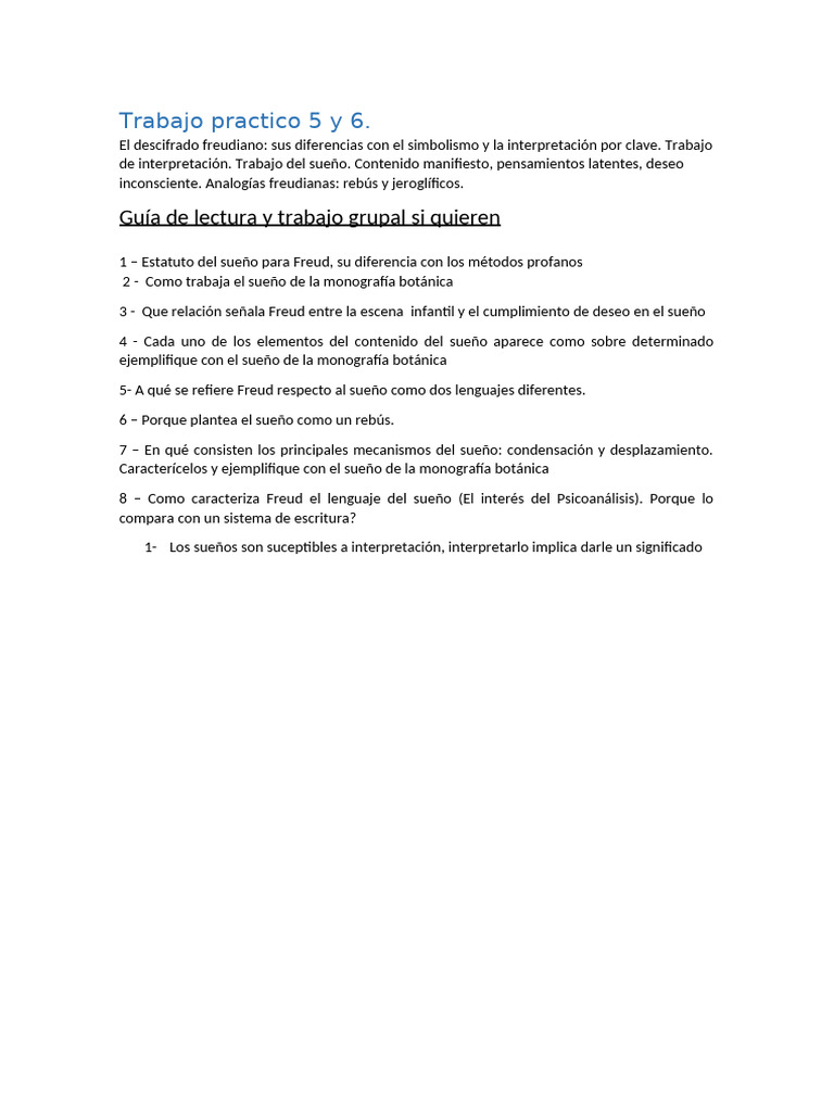 Trabajo Practico 5 y 6 | PDF