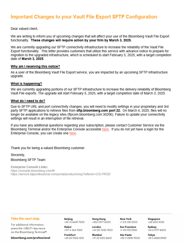 SFTP Extraction Notification | PDF