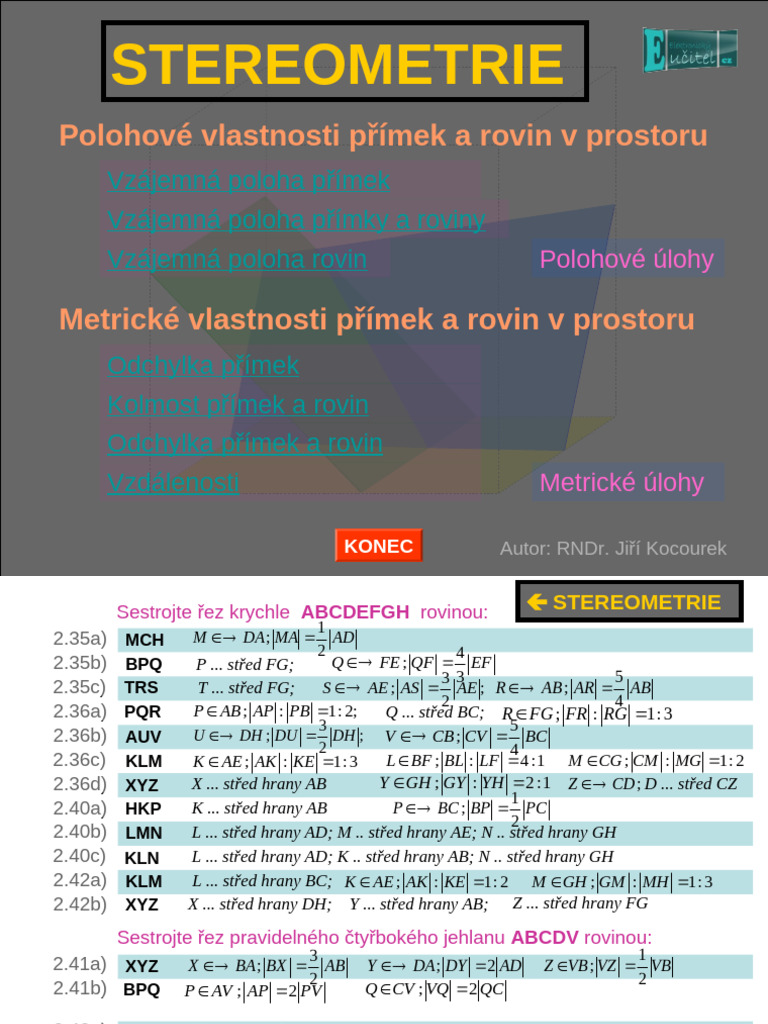 Stereometrie | PDF