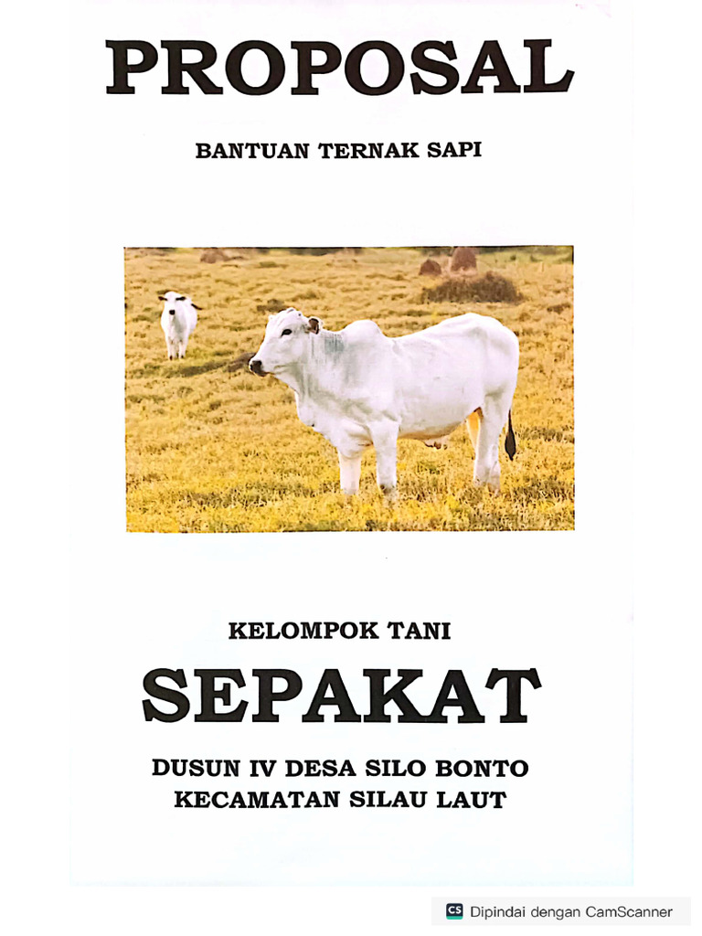 Contoh Proposal Ternak | PDF