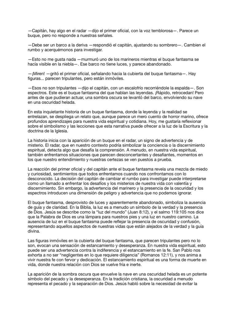 El Barco | PDF | Fantasmas | Pecado